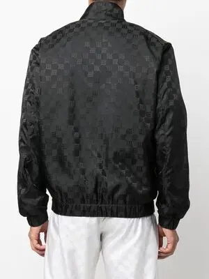 MISBHV Monogram-print Zip-up Sports Jacket