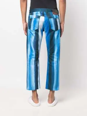 Marni Waterfall Stripe-print Trousers