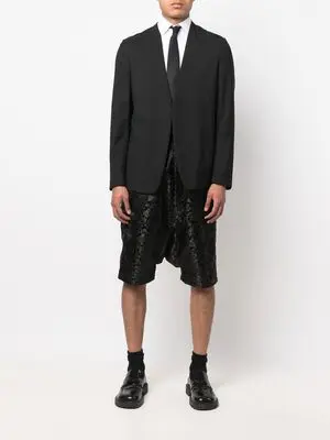 Junya Watanabe Botanical-print Drop-crotch Shorts