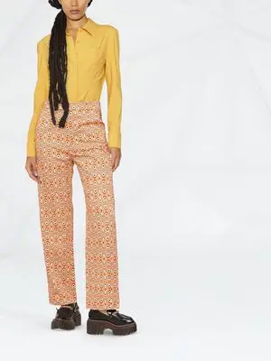 Colville Abstract-print Trousers