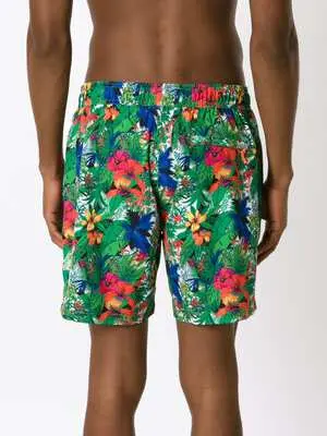 AMIR SLAMA Floral-print Swim Shorts