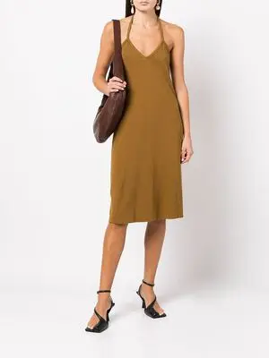 Khaite Mischa Cotton Midi Dress