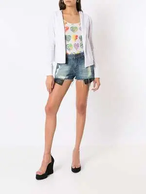 AMIR SLAMA Hooded Open-front Cardigan