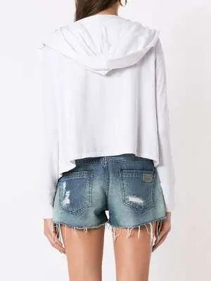 AMIR SLAMA Hooded Open-front Cardigan