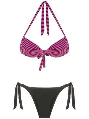 AMIR SLAMA Halterneck Bikini Set - Pink