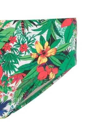 AMIR SLAMA Floral-print Swim Trunks