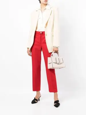 FERRAGAMO Cropped Tailored Trousers