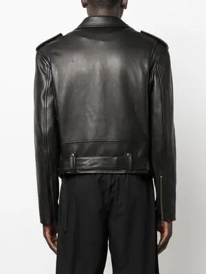 Loewe Belted Leather Biker Jacket