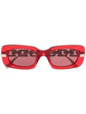 AMBUSH A-chain Sunglasses - Red