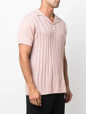 NINAMOUNAH Kingcrab Melted Logo Polo Shirt