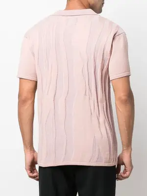 NINAMOUNAH Kingcrab Melted Logo Polo Shirt