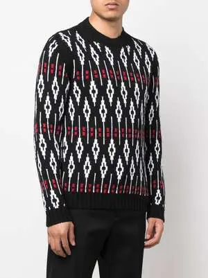 Valentino Garavani Intarsia-knit Virgin Wool Jumper