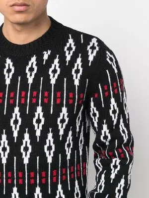 Valentino Garavani Intarsia-knit Virgin Wool Jumper