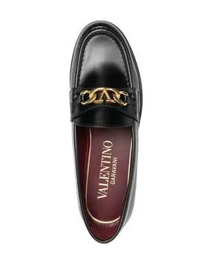 Valentino Garavani Vchain Leather Loafers