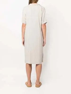 Kristensen Du Nord Draped Midi Dress
