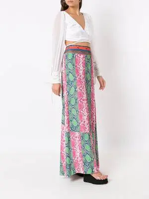 AMIR SLAMA Cropped Silk Blouse