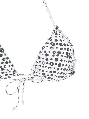 AMIR SLAMA Polka Dot-print Bikini