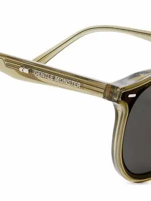 GENTLE MONSTER Obon Two Tone Round Sunglasses