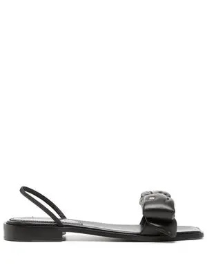 Dsquared2 Leather Bow Sandals