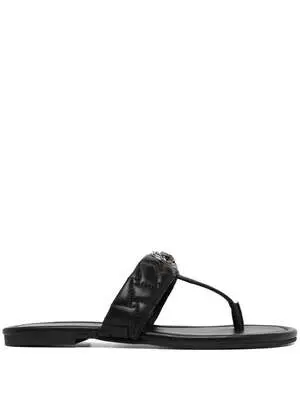 Kurt Geiger Kensington Flat Sandals - Black