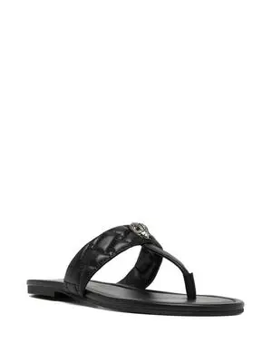 Kurt Geiger Kensington Flat Sandals - Black