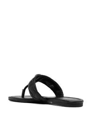 Kurt Geiger Kensington Flat Sandals - Black