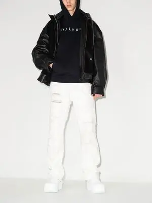 1017 Alyx 9sm Logo-print Drawstring Hoodie