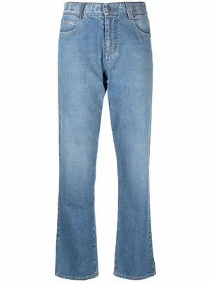 Stella McCartney Salt & Pepper Logo Jeans