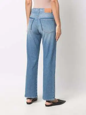 Stella McCartney Salt & Pepper Logo Jeans