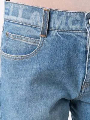 Stella McCartney Salt & Pepper Logo Jeans