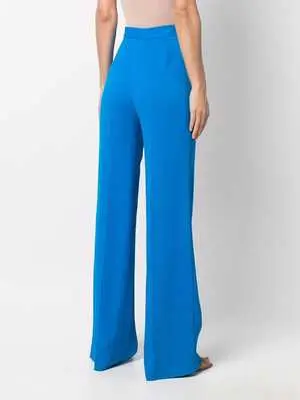 Stella McCartney High-waisted Wide Leg Tailored Trousers - Blue