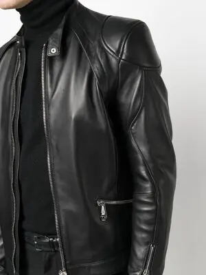Philipp Plein Zip-through Biker Jacket