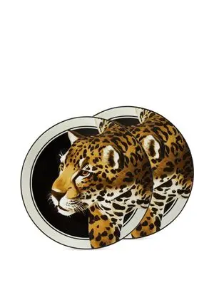 Dolce & Gabbana Leopard-print Dessert Plates
