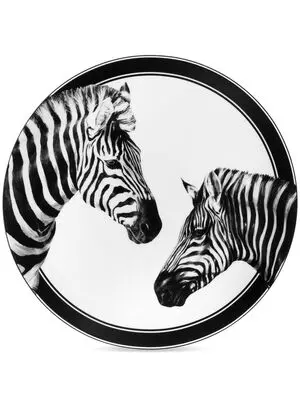 Dolce & Gabbana Zebra-print Porcelain Charger Plate