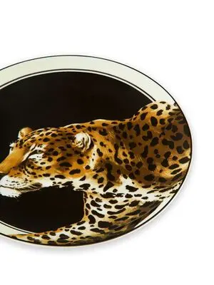 Dolce & Gabbana Leopard-print Porcelain Dinner Plates