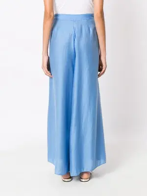 AMIR SLAMA Box-pleat Palazzo Pants