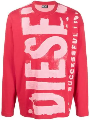 DIESEL® T-wasrib Logo-print T-shirt
