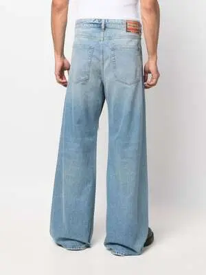 Diesel® D-Rise 09e25 Straight-Leg Jeans In Blue - 50% Off