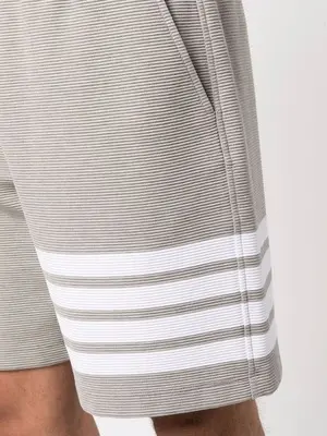 Thom Browne Ottoman Striped Track Shorts