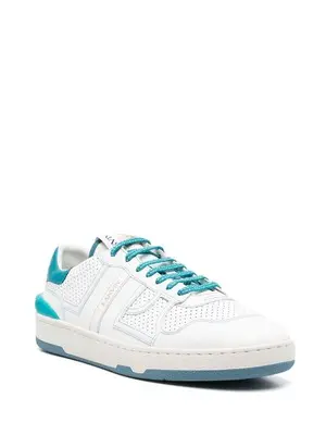 LANVIN Perforated-panel Leather Sneakers