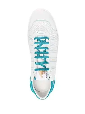 LANVIN Perforated-panel Leather Sneakers