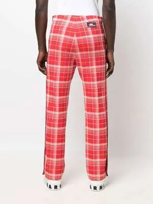 Marni Plaid-check Print Trousers