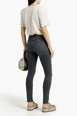 Rag & Bone Cate Faded Mid-rise Skinny Jeans