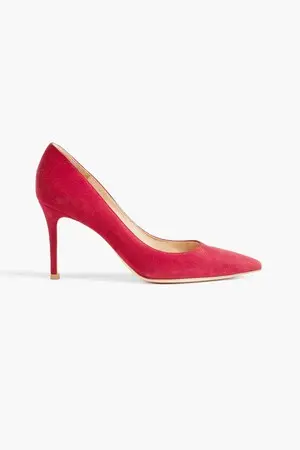 GIANVITO ROSSI Gianvito Rossi Ace Leather Pumps - Red
