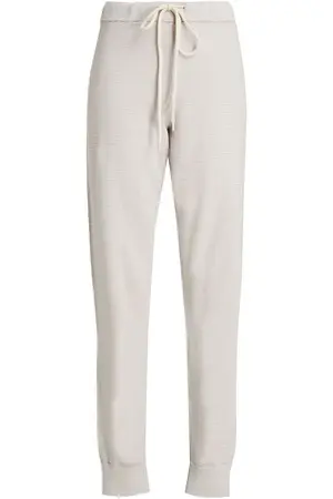 Varley Alice Cotton-jacquard Track Pants