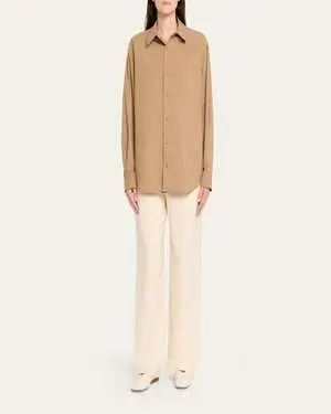 Matteau The Relaxed Button-front Shirt - Stone