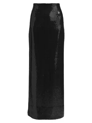 Galvan Women's Beating Heart Maxi Skirt - Black Currant  Black Currant
