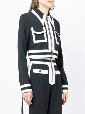 ALICE MCCALL Midnight Love Cropped Shirt Jacket