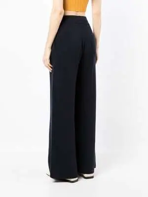 Nanushka Ribbed Wide-leg Trousers