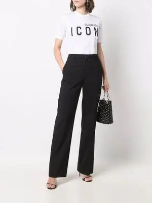 Dsquared2 Icon-print Crewneck T-shirt - White